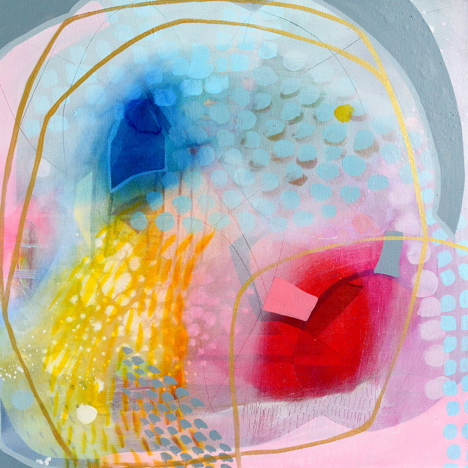 Abstract wall art prints large modern colourful abstract wall art ...